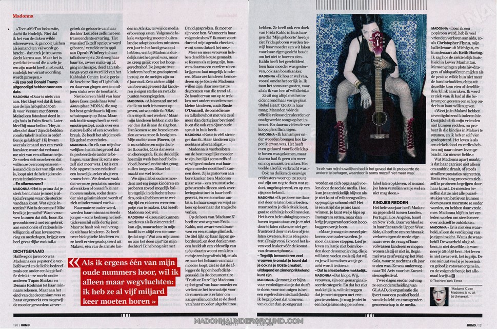 Madame X Humo magazine (3) - Madonnaunderground
